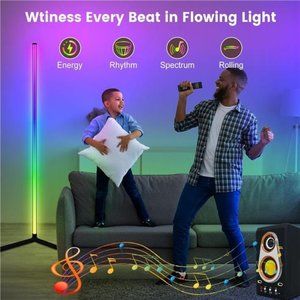 Accents | Led Floor Lamp 65 Smart Rgb Lights Corner Lamp With 16 ...